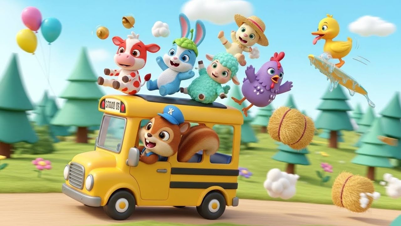Chippy’s Wheels on the Bus & More 🚍🎉 | 47-Minute Mega Nursery Rhyme ...