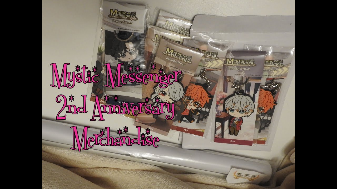 Mystic Messenger 2nd Anniversary Merchandise - YouTube