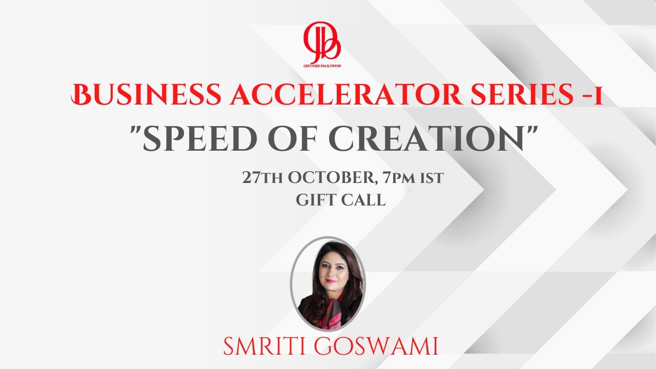 Business Accelerator Series -1 - YouTube