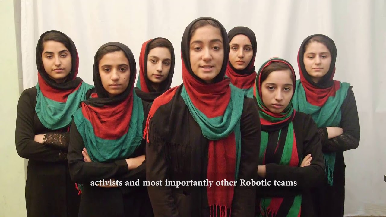 Afghan Robotics Team Sends Out A Message Of Thanks - YouTube