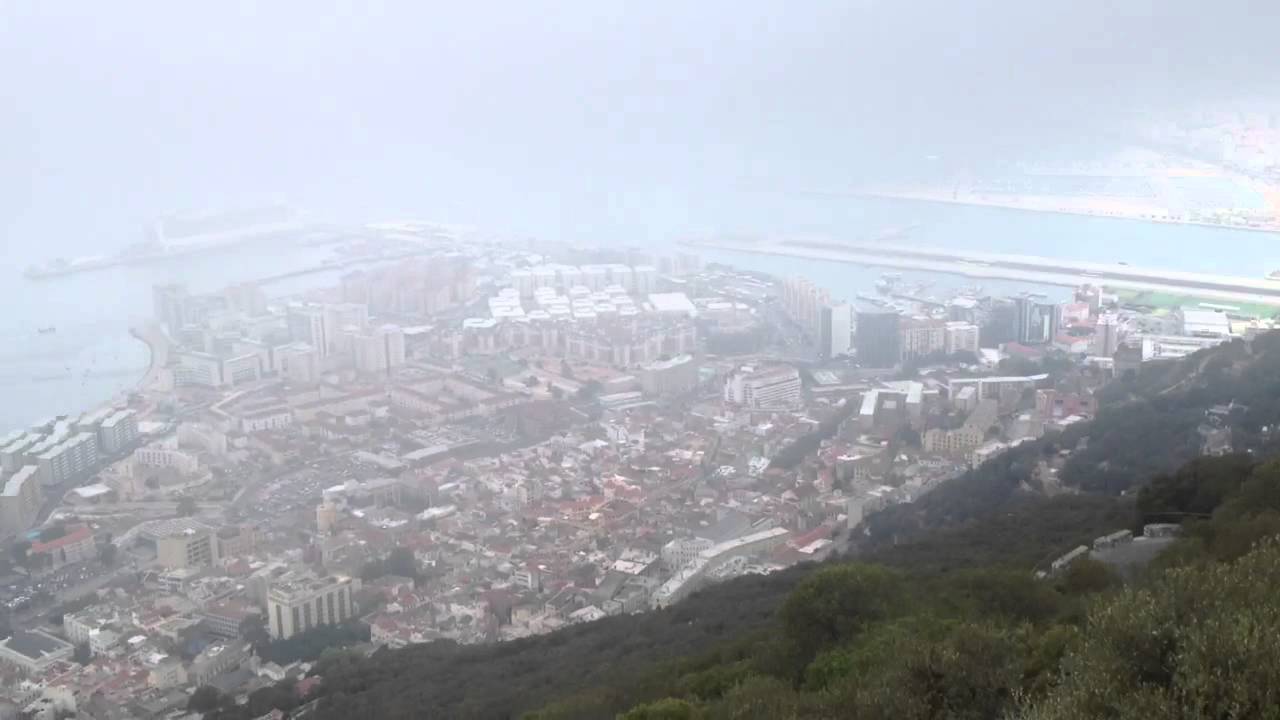 Gibraltar fog - YouTube