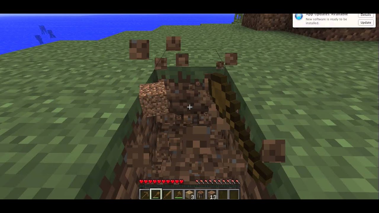 first minecraft video - YouTube