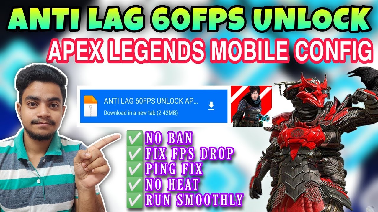 How To Fix Lag Issue On Apex Legends | 60Fps Config | Apex Legends Lag ...
