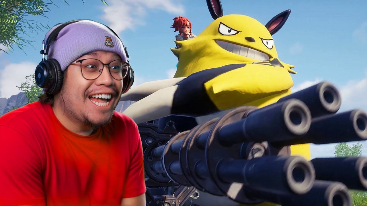 Pokemon with G*NS?! First time playing PALWORLD - YouTube