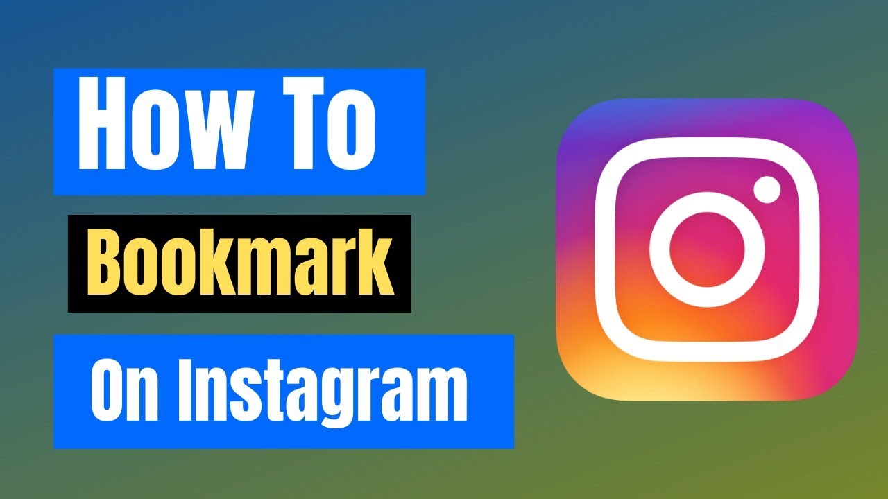 How to bookmark on instagram - YouTube
