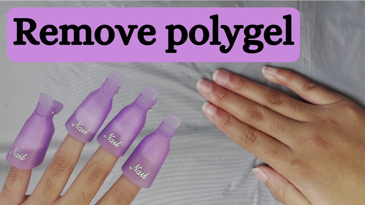 HOW TO REMOVE POLYGEL AT HOME WITHOUT A DRILL. - YouTube