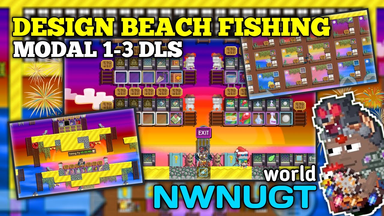 DESIGN WORLD BEACH FISHING SUMMER‼️ DESIGN WORLD MODAL 3 DL 😱 WORLD ...