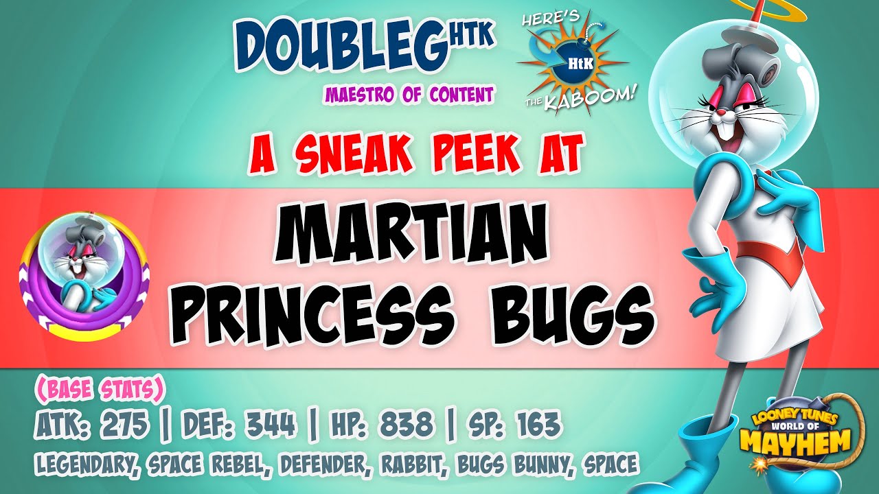 A Sneak Peek at Martian Princess Bugs, Legendary Defender of the Space ...