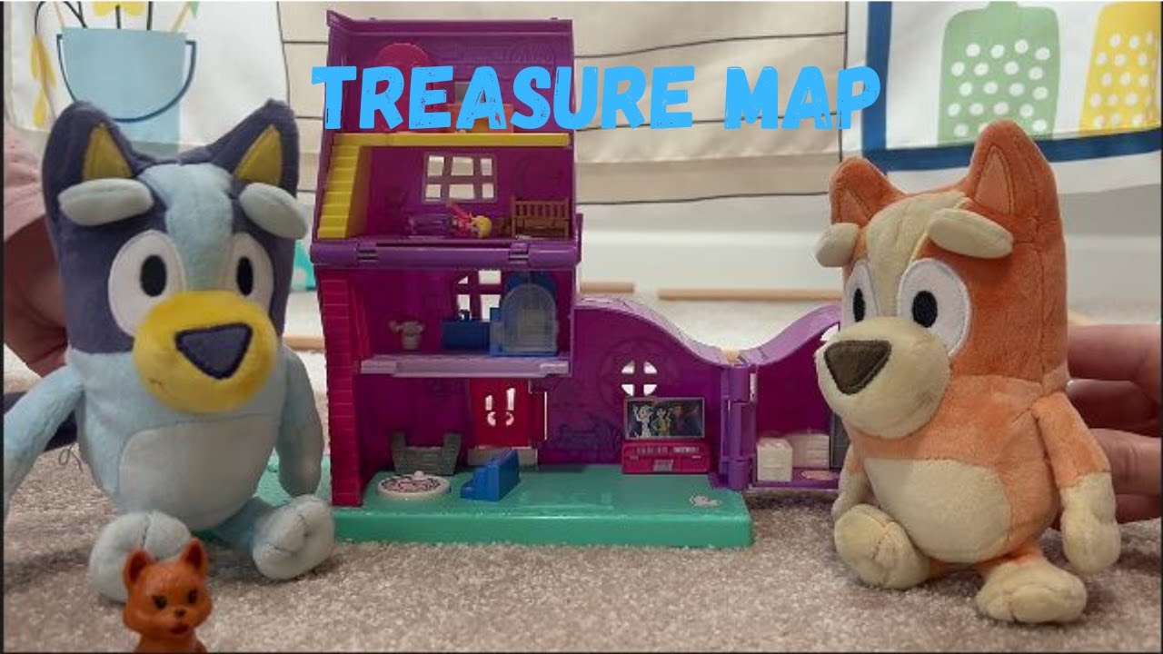 Bluey and Friends. "Treasure Map". A Toy video for kids. - YouTube