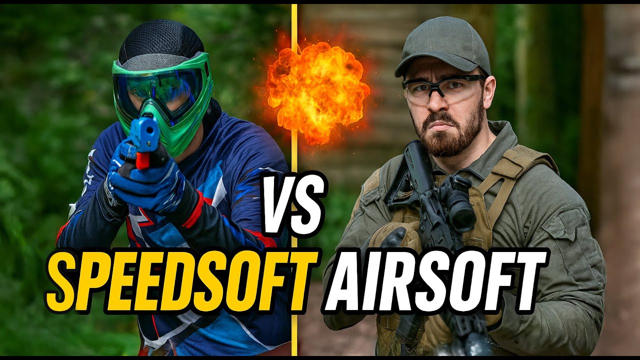 Airsoft vs SpeedSoft - YouTube