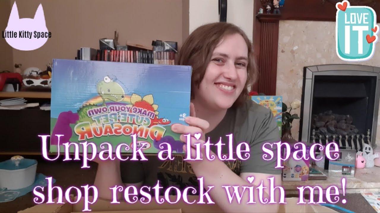 Upack a little space shop restock with me! | Age regression SFW - YouTube