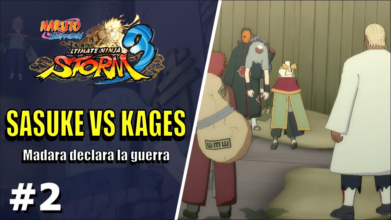 #02 - SASUKE INTERRUMPRE LA CUMBRE DE LOS 5 KAGES / Naruto Shippuden ...