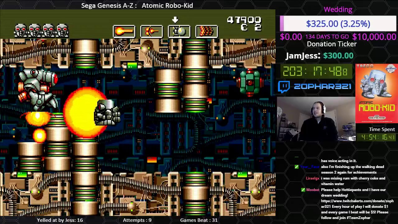 Sega Genesis A-Z : Atomic Robo-Kid (Journey to beat every Sega Genesis ...