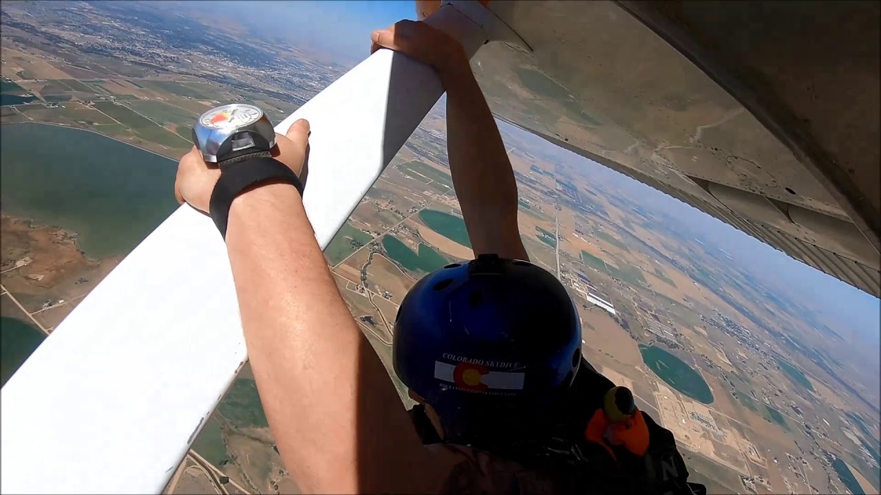 Skydive Solo Jump - first jump ever! - YouTube