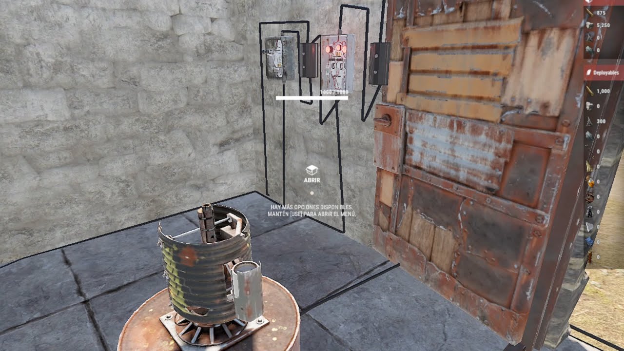 Rust Trampa con Torreta Automática, Controlador de Puertas y HBHF ...