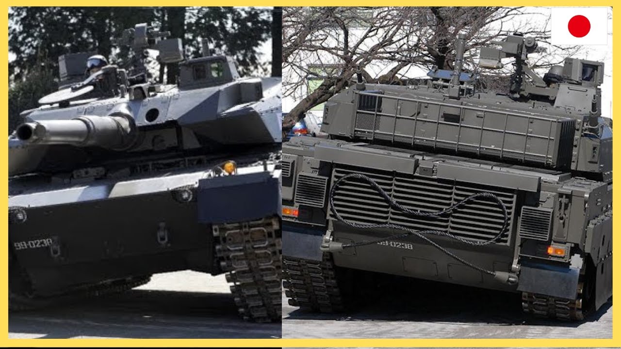 Tanques K2 coreano e Type 10 japones demonstram a avançada suspensão ...