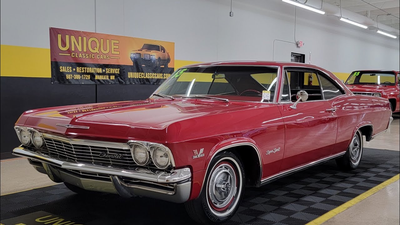 1965 Chevrolet Impala 2dr HT | For Sale - $34,900 - YouTube