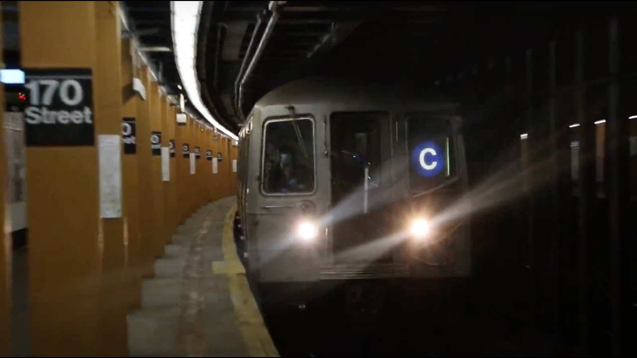 R68 (C) Train at 170th Street - Concourse - YouTube