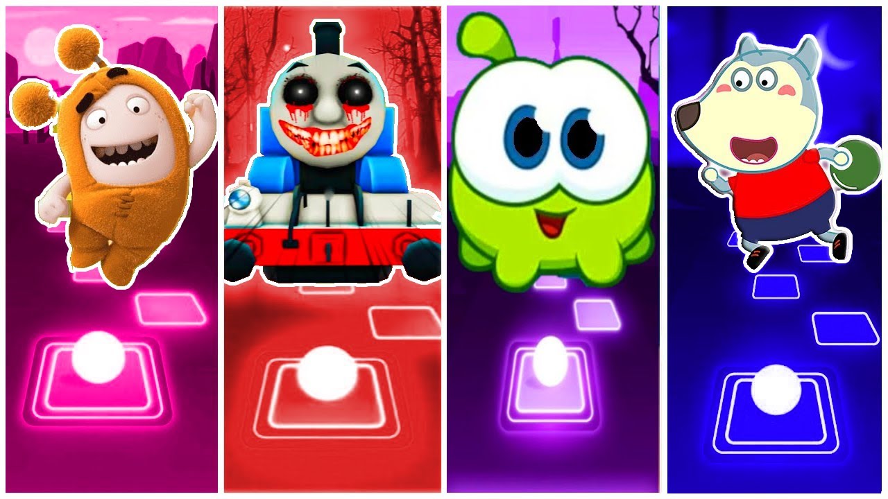 Oddbods Newt 🆚 Thomas the Train 🆚 Om Nom 🆚 Wolfoo. 🎶 Who Is Best? - YouTube