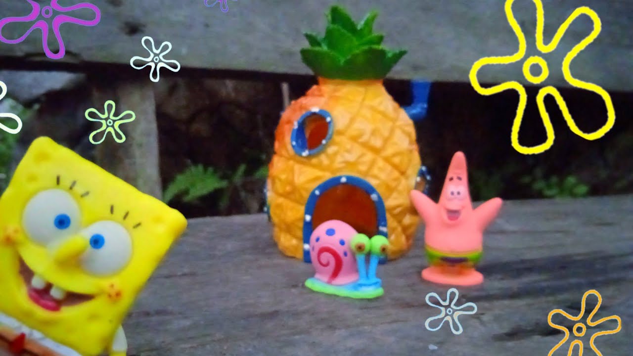HUNTING SPONGEBOB-mainan spongebob,patrik, dan juga gary siput. - YouTube