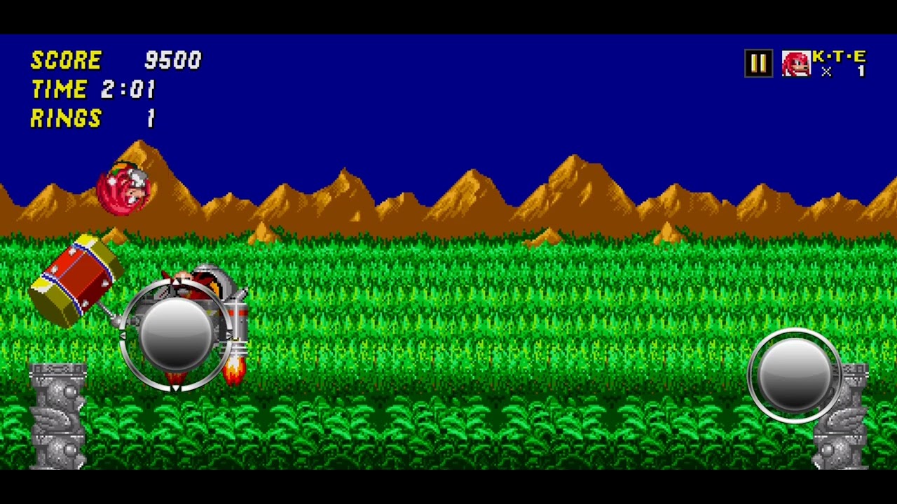 Sonic 2 knuckles aquatic ruin act 2 failed - YouTube