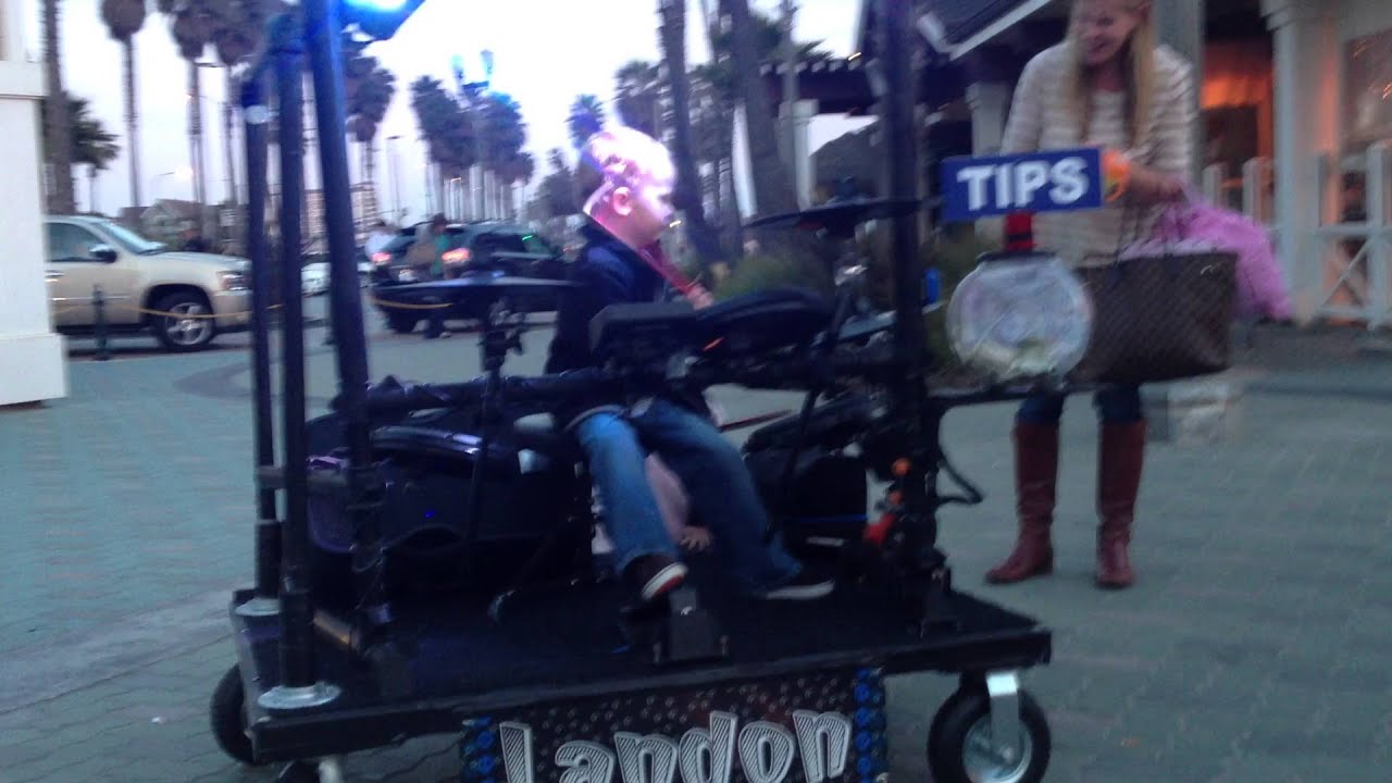 Landon Goldberg age 2 Welcome to the Jungle drum cover huntington beach ...