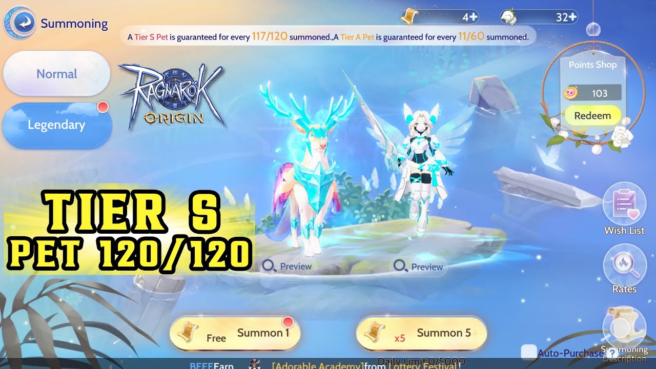 ROO - PET LEGENDARY JALUR PITY 120/120 TAMAT !! - YouTube