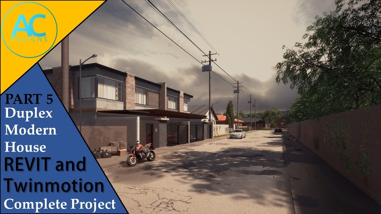 Duplex Modern House | Part 5 | Complete Step by Step Project | Revit ...