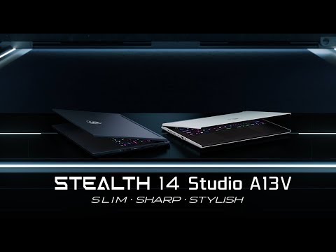 Stealth 14 Studio A13V – Fin, Puissant, Élégant - YouTube