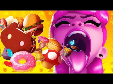 Woman swallows food whole - Any Malu | Vore Collective