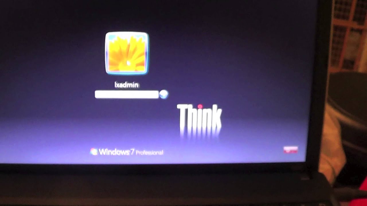 Lenovo ThinkPad Edge E530 Startup - YouTube