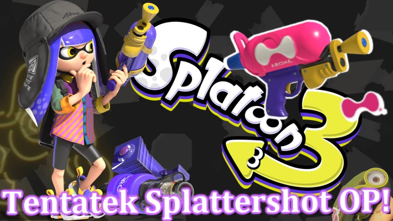 TENTATEK SPLATTERSHOT NEW BUILD IS INSANE - SPLATOON 3 - YouTube