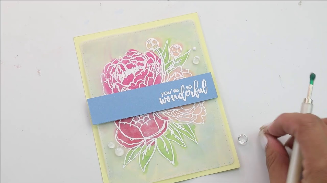 Stained Glass Effect Card Making LIVE - YouTube