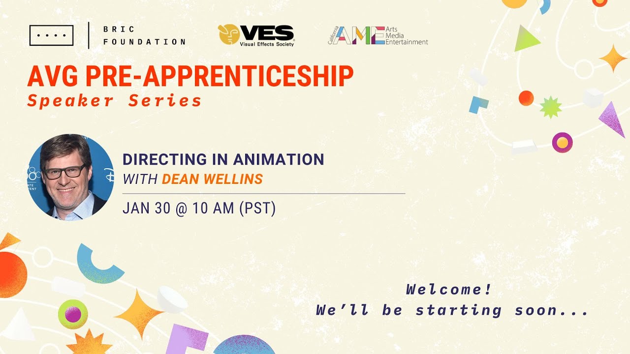 BRIC AVG Speaker Series: Directing in Animation with Dean Wellins - YouTube