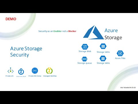Azure Storage Security - YouTube