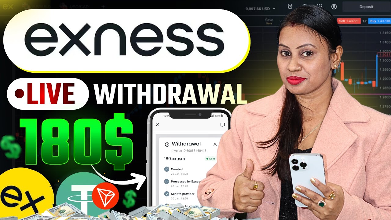 Exness Live Withdrawal 180$ | Exness Money Withdrawal Kaise Kare In ...