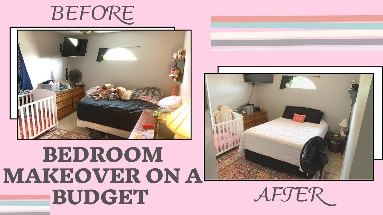 BEDROOM MAKEOVER ON A BUDGET | ULTIMATE CLEAN + DECLUTTER | ROOM ...