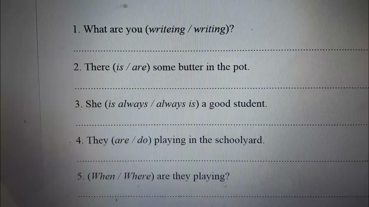 ENGLISH (GRADE 6) - YouTube