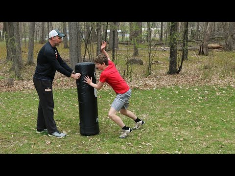 Defensive Line Drills :: Swim Move - YouTube