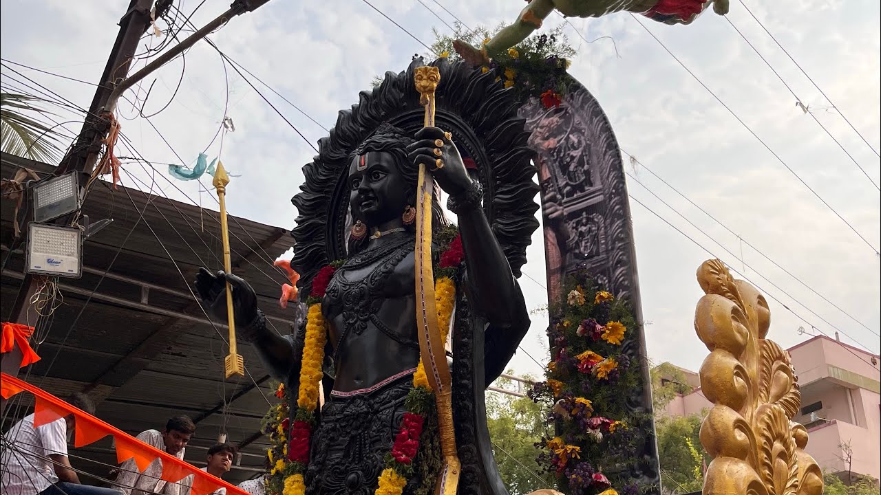 T Raja singh ramnavami rally Hyderabad ||hindu tiger||ramnavamii ...