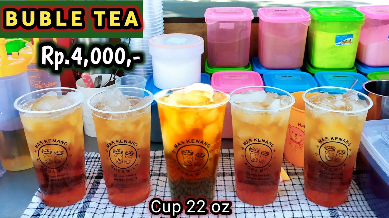 Es teh kekinian, resep minuman kekinian untuk di jual - YouTube