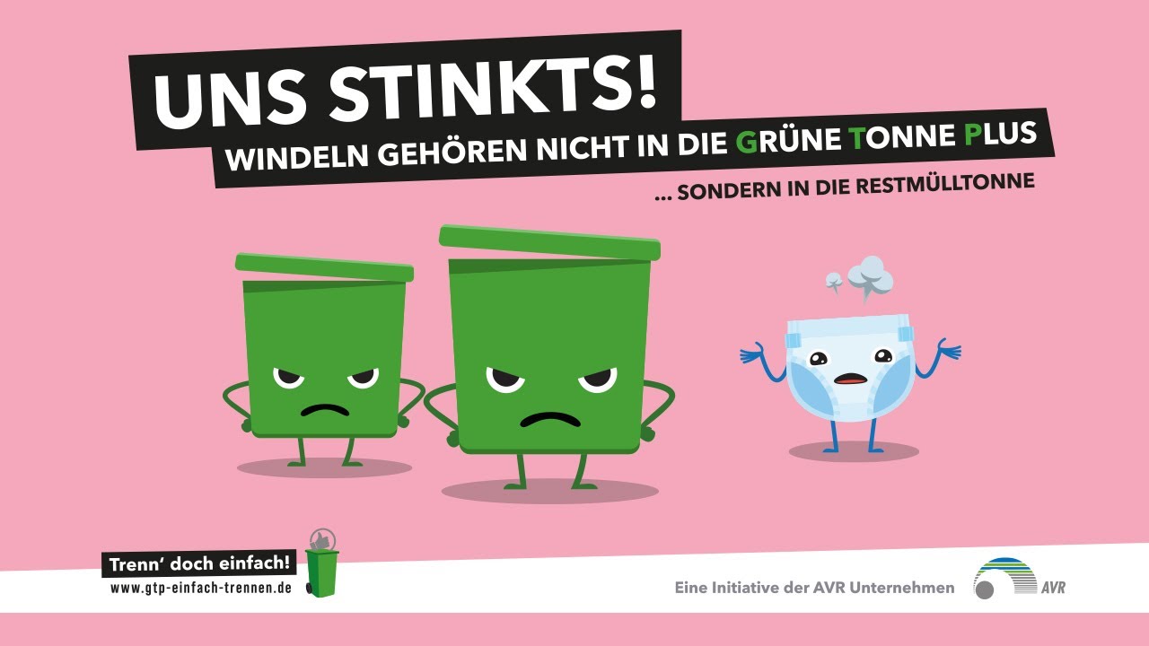 UNS STINKTS! Windeln gehören NICHT in die Grüne Tonne plus - YouTube