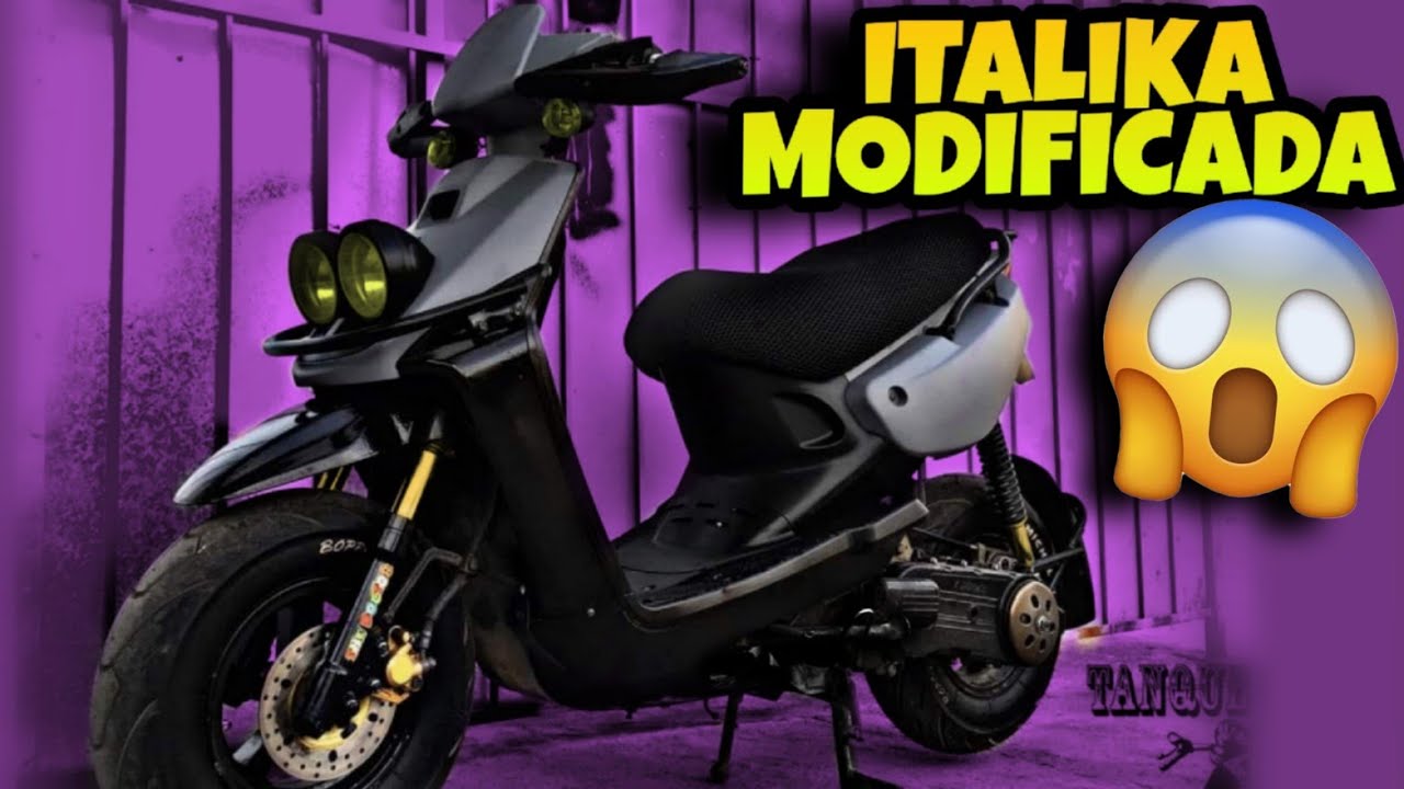 MOTONETA MODIFICADA Italika WS150. Scooter / GY6 150cc motoneta/pazola ...