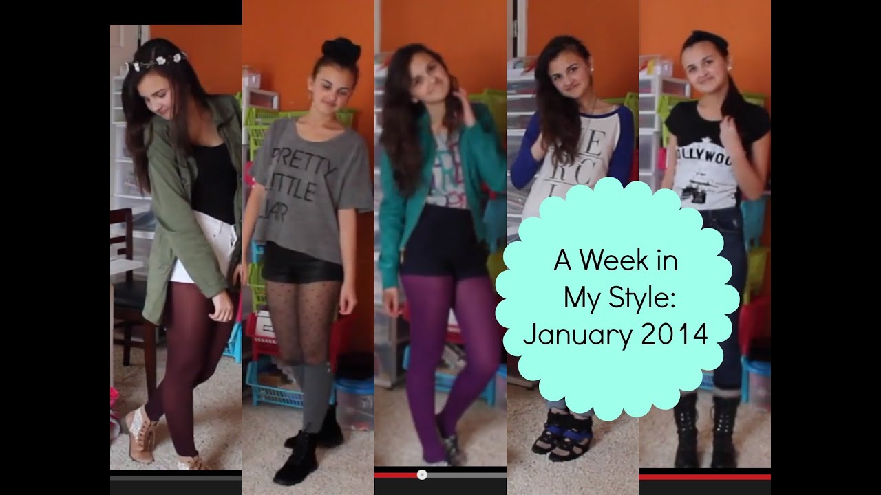 A Week in My Style | January 2014 - YouTube