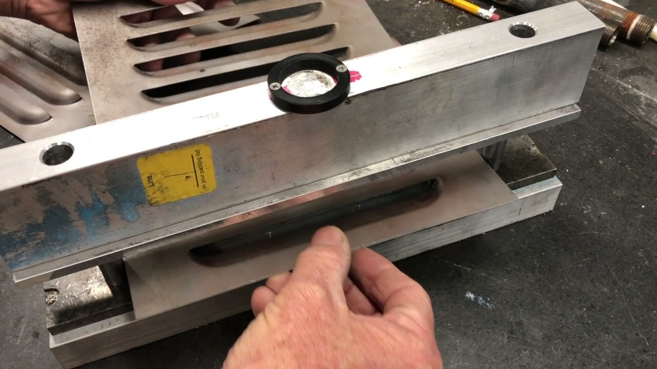 HOMEMADE 6" LOUVER PUNCH - YouTube