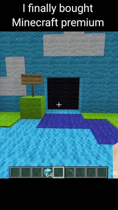 I finally bought Minecraft premium #minecraft - YouTube