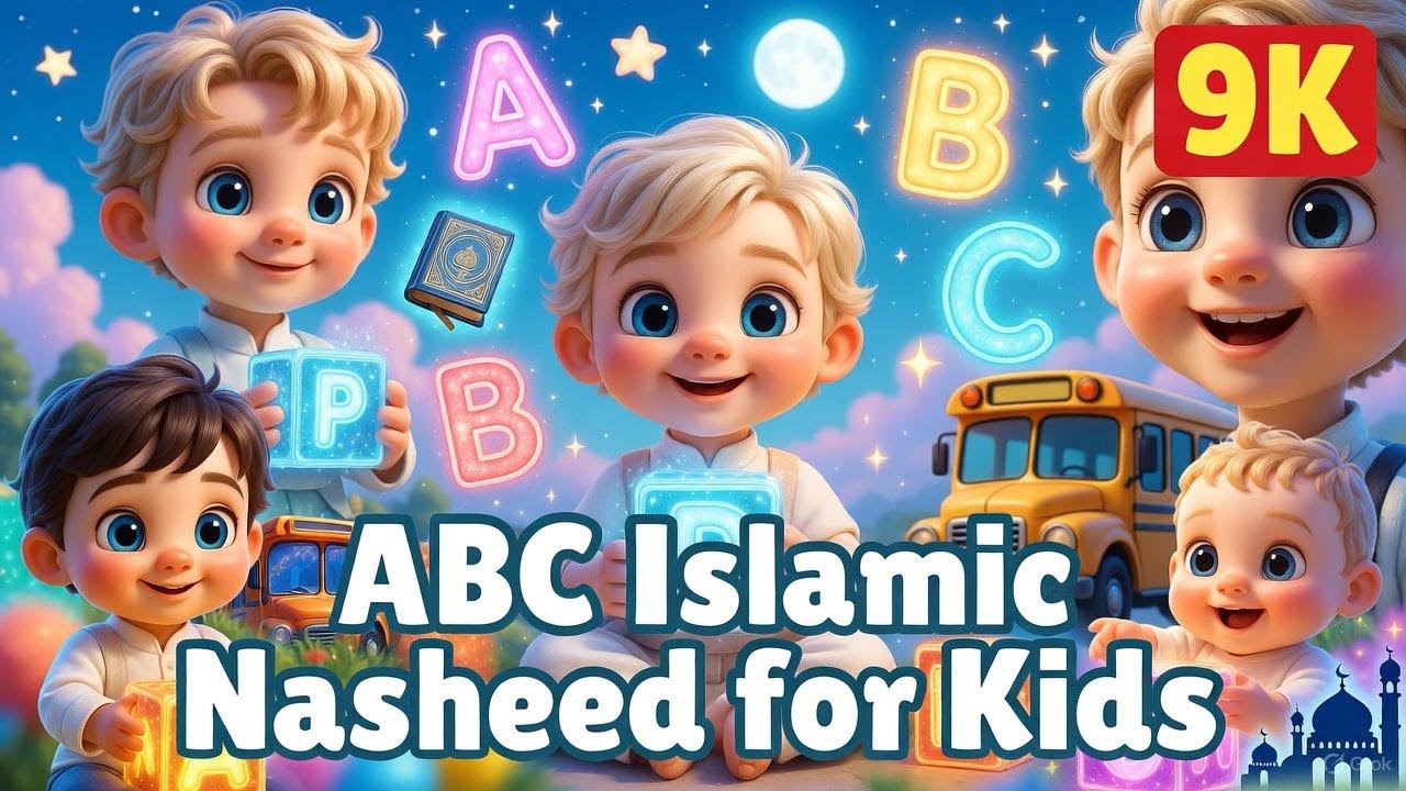 ABC Islamic Nasheed for Kids 🌙 | A to Z Quran & Islam Learning Song ...