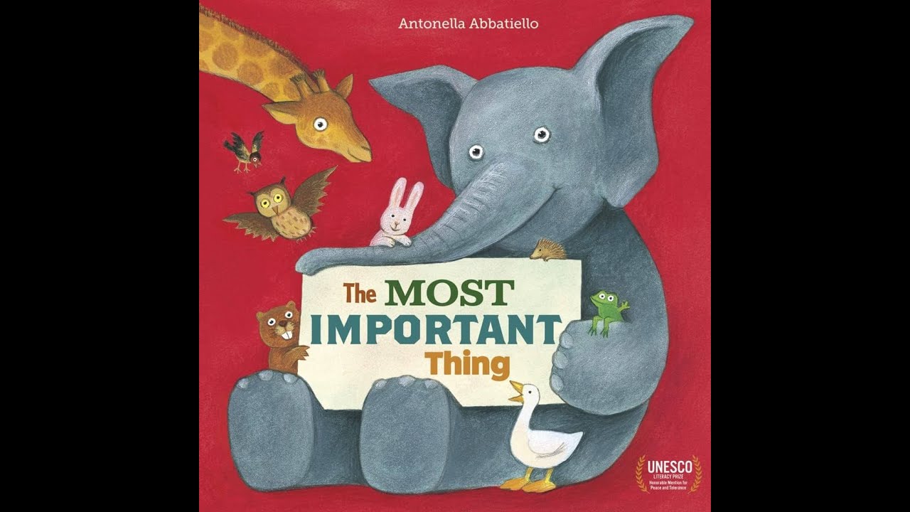 Children's story book reading | The Most Important Thing - YouTube