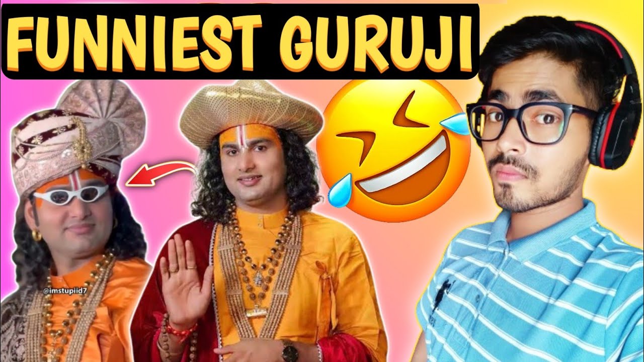 FUNNIEST GURUJI MEMES 😂 | BABA ANIRUDDHACHARYA JI |Gutsystar - YouTube