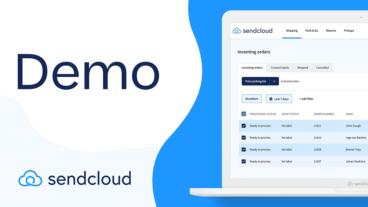 Ottimizza il processo di spedizione con Sendcloud - YouTube